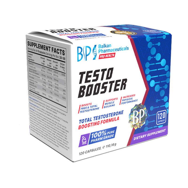 Balkan Pharmaceuticals Testo Booster 120 Caps | BOURNAZOS STORES